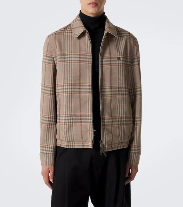 Burberry Reversible Cotton Gabardine Blouson Ajcket