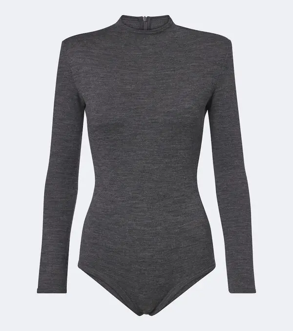 JIL SANDER Wool Bodysuit