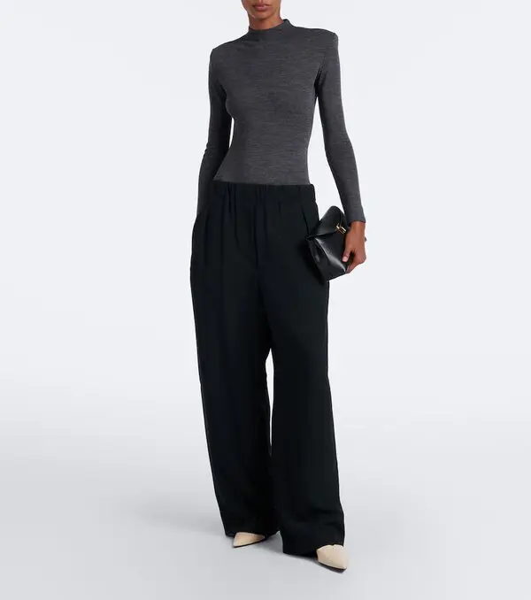 JIL SANDER Wool Bodysuit