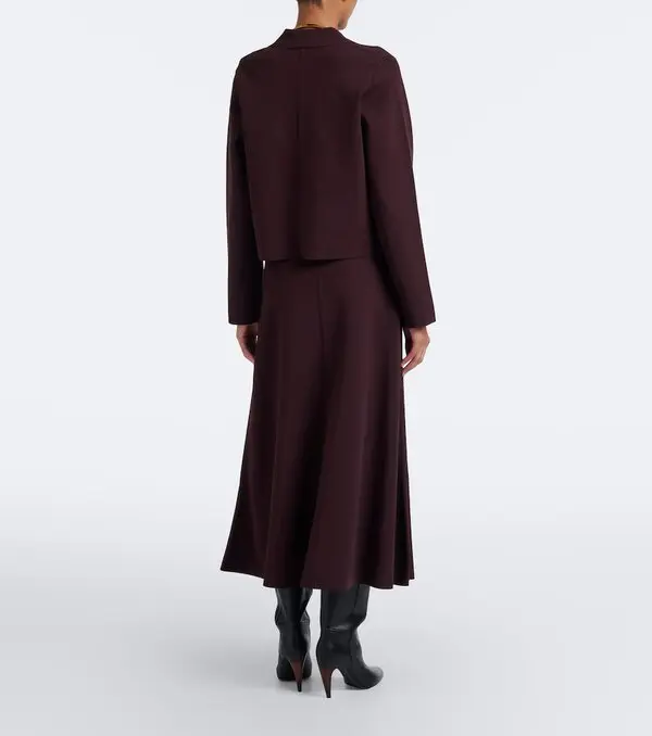JOSEPH Helius Jersey Midi Skirt