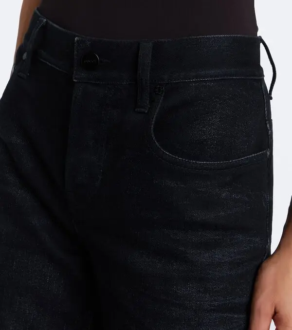 Gucci Mid-rise Flared Jeans - Black
