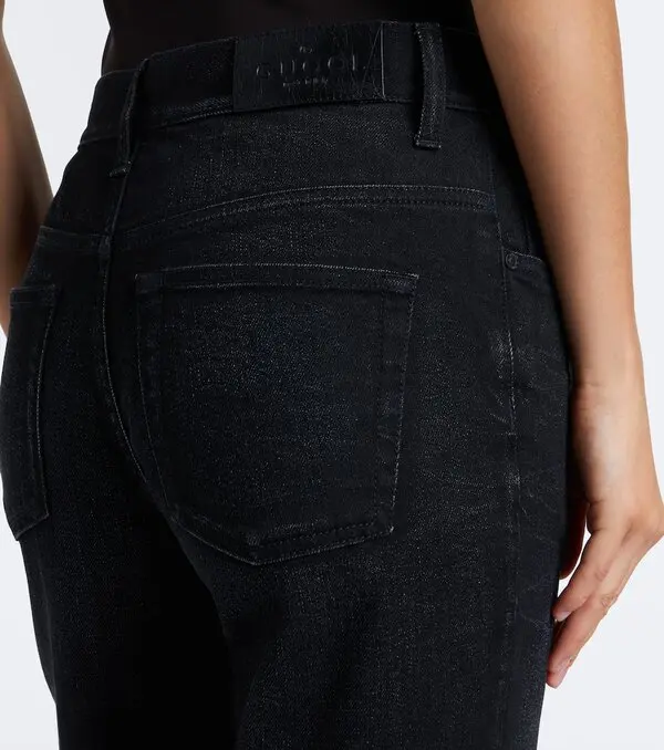 Gucci Mid-rise Flared Jeans - Black