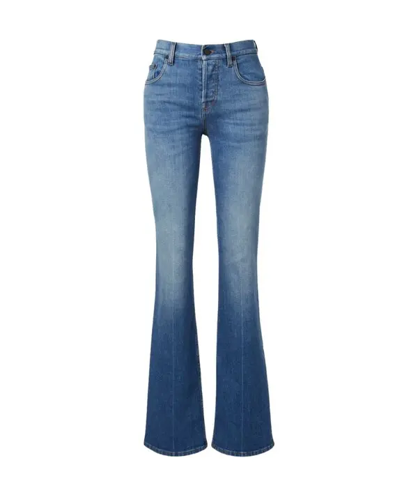 Gucci Mid-rise Flared Jeans - Blue