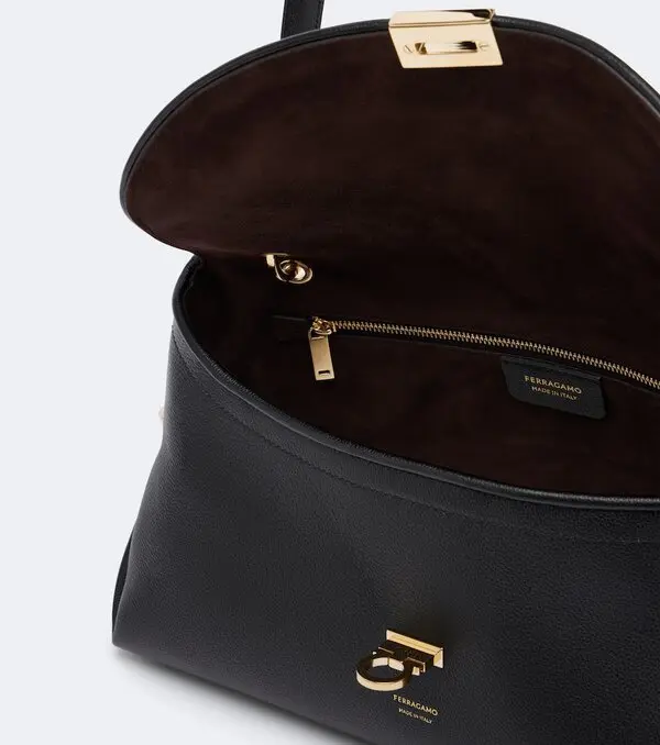 FERRAGAMO Sophia Medium Leather Shoulder Bag