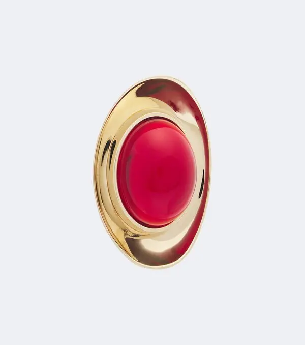 Givenchy Sculpted Gem Embellished Stud Earrings