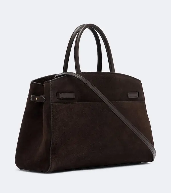 DEMELLIER Hudson Midi Suede Tote Bag