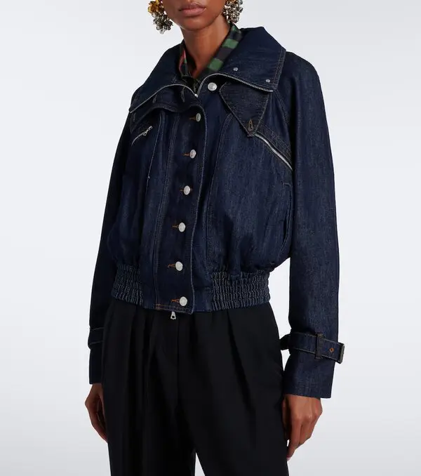 Dries Van Noten Denim Blouson Jacket