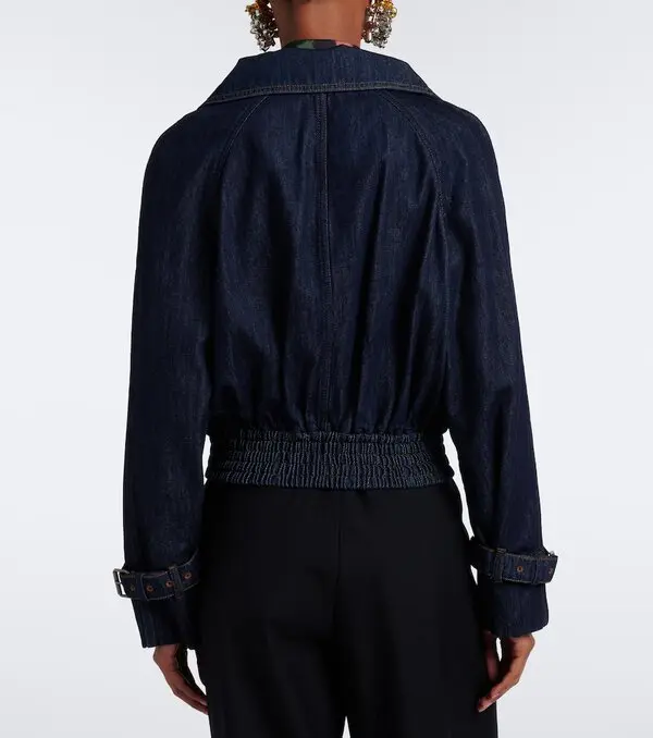 Dries Van Noten Denim Blouson Jacket