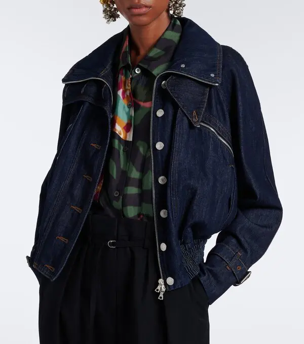 Dries Van Noten Denim Blouson Jacket