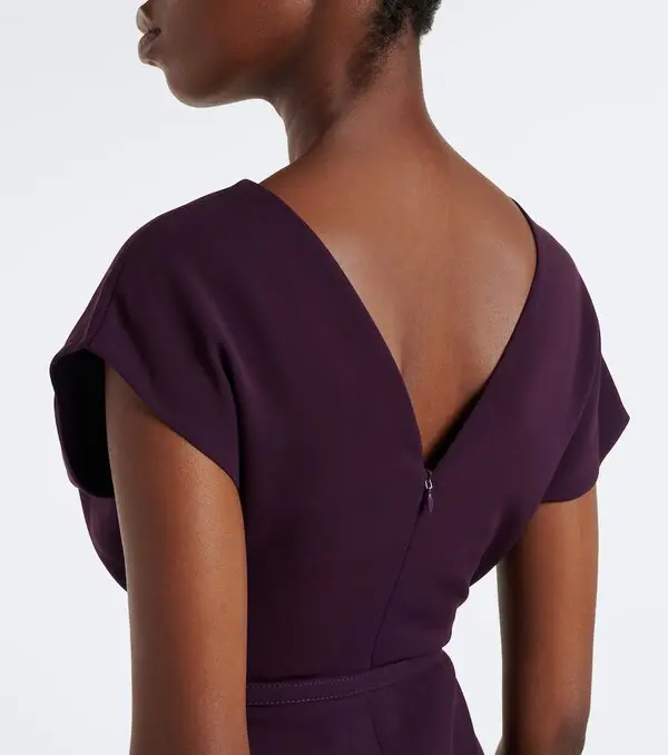 Roland Mouret Embellished Cady Cocktail Dress