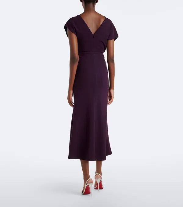 Roland Mouret Embellished Cady Cocktail Dress