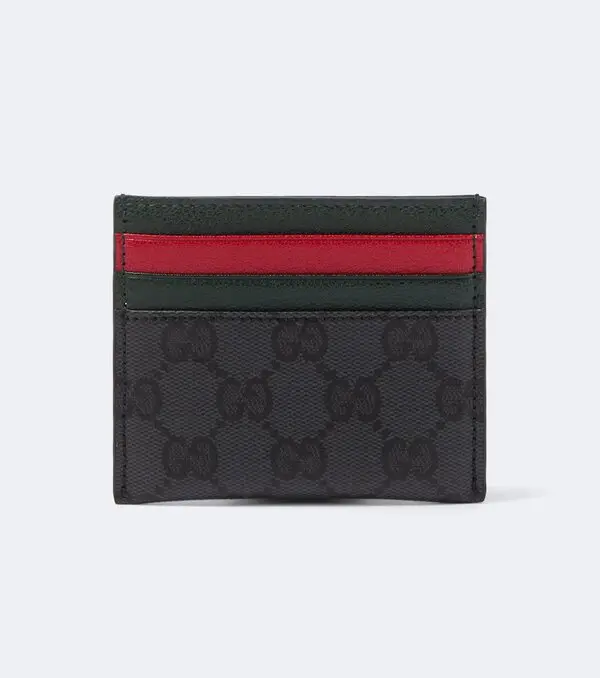 Gucci Gg Canvas Card Holder