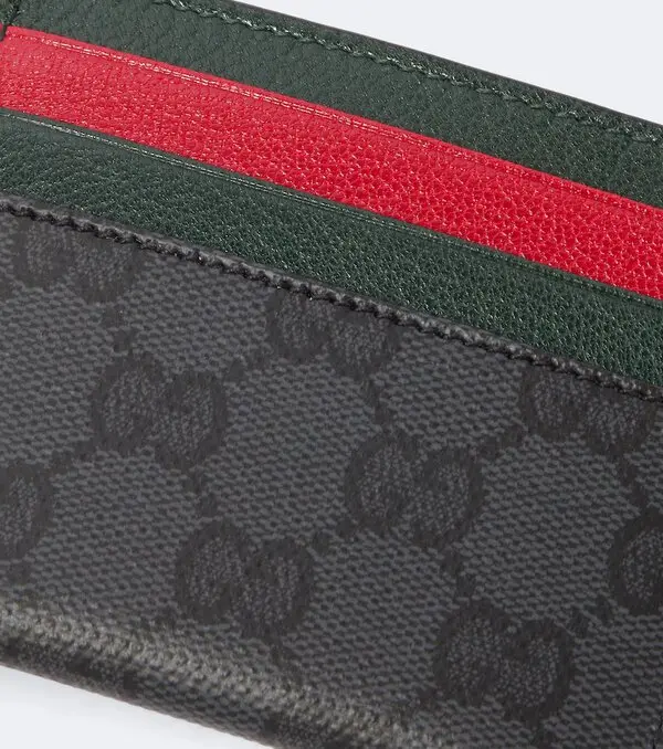 Gucci Gg Canvas Card Holder
