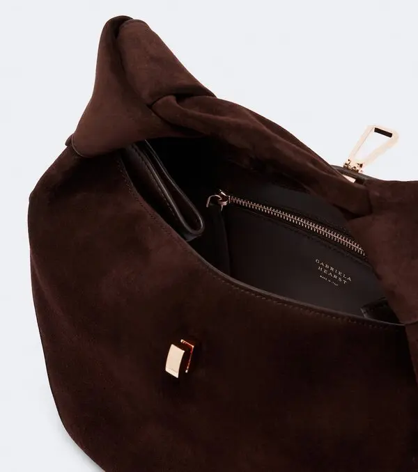 Gabriela Hearst Antonia Mini Suede Top Handle Bag