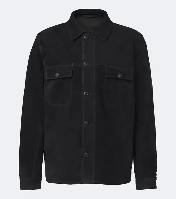 Sunspel Suede Overshirt