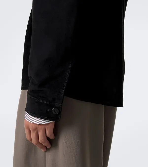 Sunspel Suede Overshirt