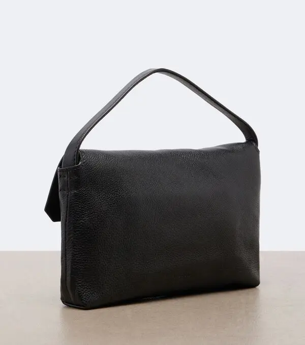 THE ROW Sally Small Leather Top-handle Bag - Black