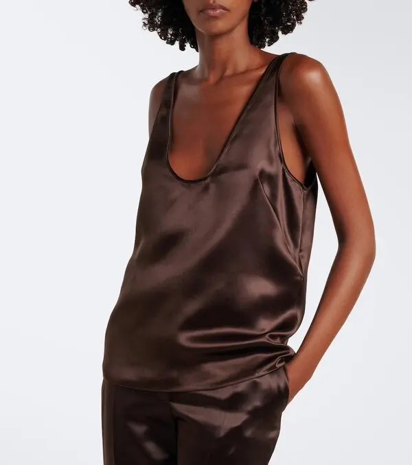 TOM FORD Silk Satin Top