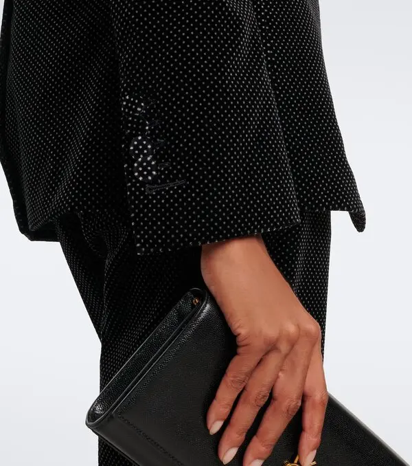 TOM FORD Polka-dot Cotton Velvet Blazer