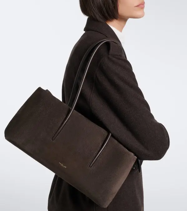 DEMELLIER Stockholm Suede Shoulder Bag