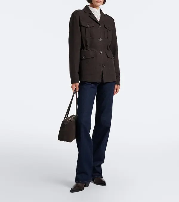 DEMELLIER Stockholm Suede Shoulder Bag
