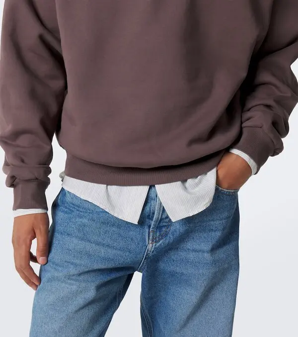 Jacquemus Camionneur Half-zip Cotton Jersey Sweatshirt