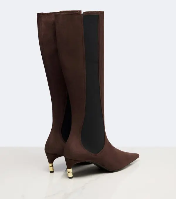 Gucci Eva Suede Knee-high Boots