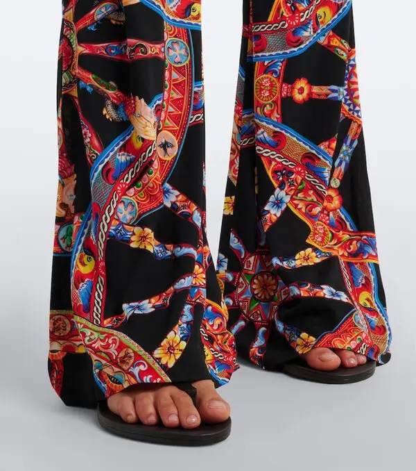 Dolce & Gabbana Carretto Flared Pants