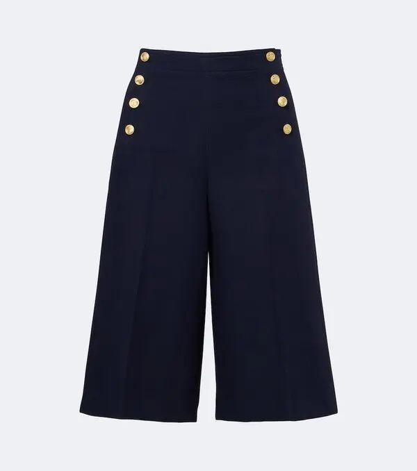 Polo Ralph Lauren Cotton And Wool Bermuda Shorts