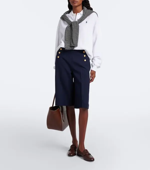 Polo Ralph Lauren Cotton And Wool Bermuda Shorts