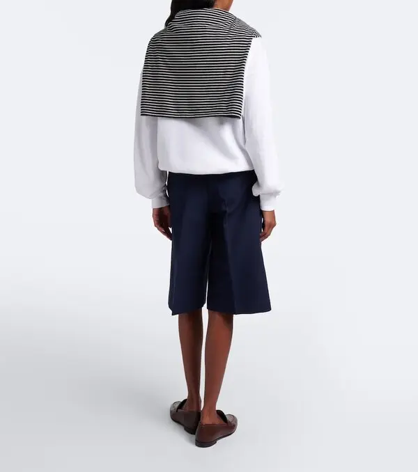 Polo Ralph Lauren Cotton And Wool Bermuda Shorts