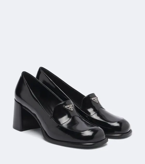 Prada Patent Leather Loafer Pumps