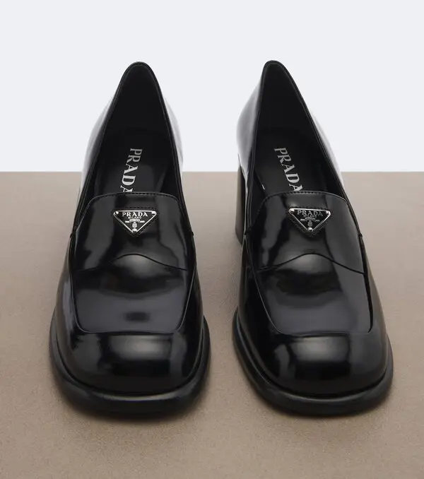 Prada Patent Leather Loafer Pumps