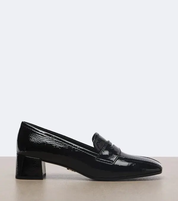 Prada Patent Leather Loafer Pumps