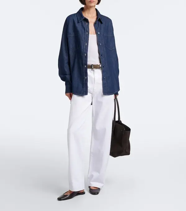 THE FRANKIE SHOP Deira Denim Shirt