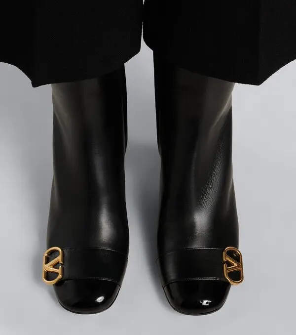 Valentino Garavani Veeside Leather Ankle Boots