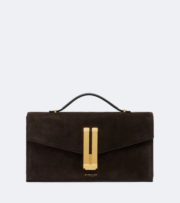 DEMELLIER Vancouver Suede Clutch