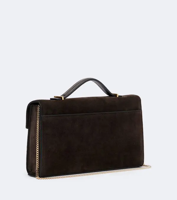 DEMELLIER Vancouver Suede Clutch