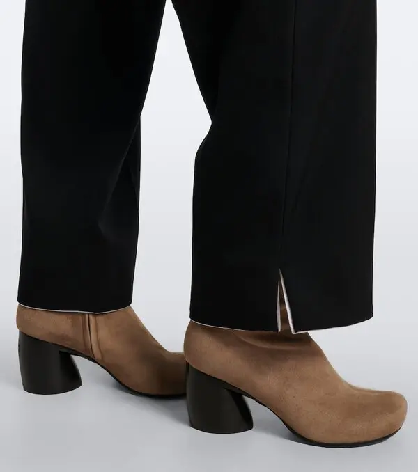 Loewe Oval Suede Ankle Boots