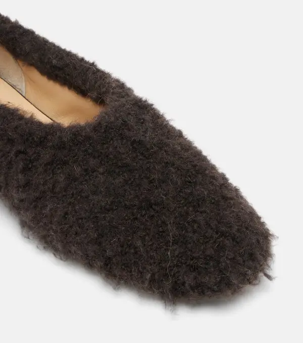 Gabriela Hearst Emperor Shearling Ballet Flats - Brown