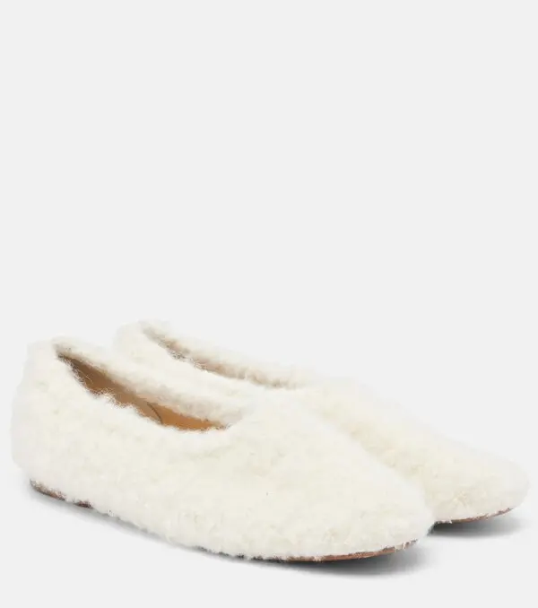 Gabriela Hearst Emperor Shearling Ballet Flats
