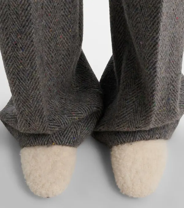 Gabriela Hearst Emperor Shearling Ballet Flats