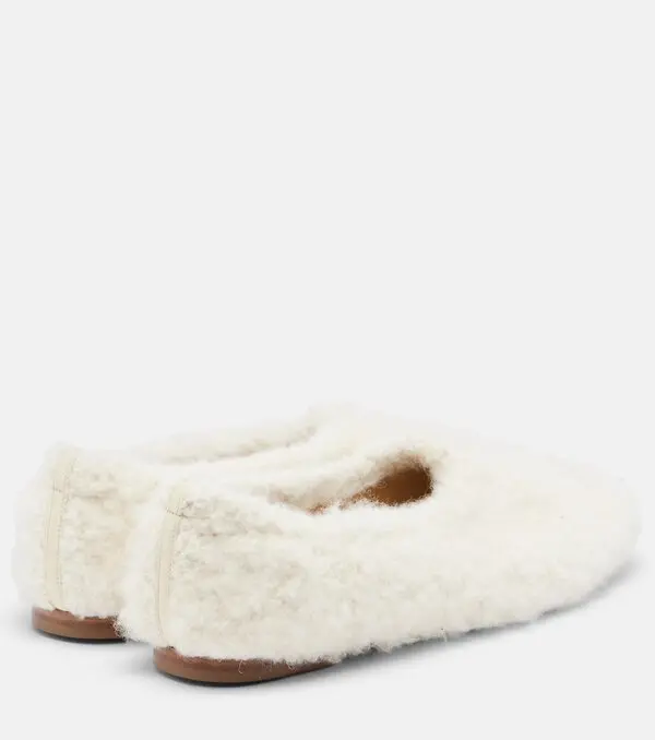 Gabriela Hearst Emperor Shearling Ballet Flats