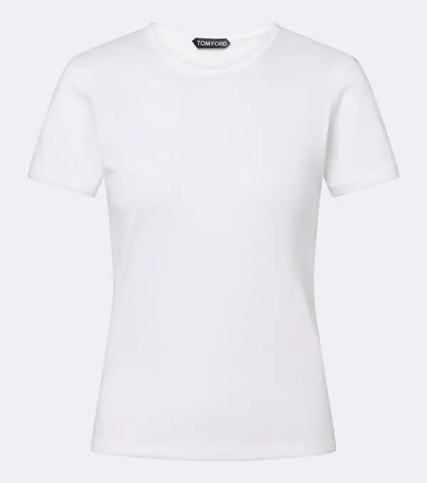 TOM FORD Cotton Jersey T-shirt - White