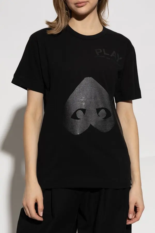 Play Comme Des Garcon T-shirt With Printed Logo