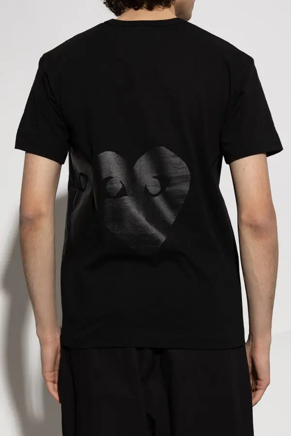 Play Comme Des Garcon T-shirt With Printed Logo