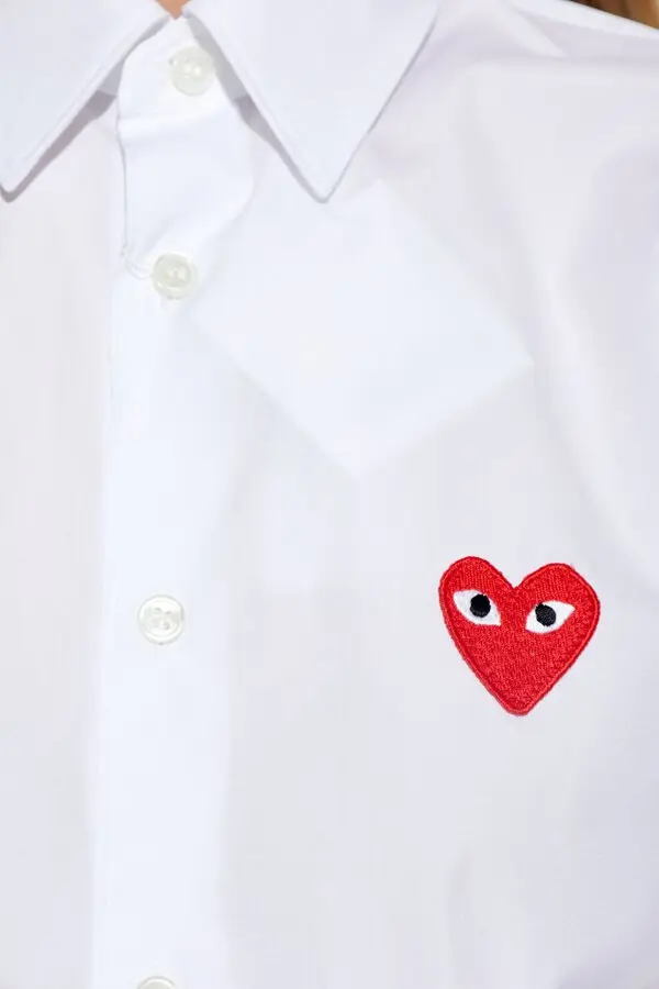 Play Comme Des Garcon Shirt With Logo Patch