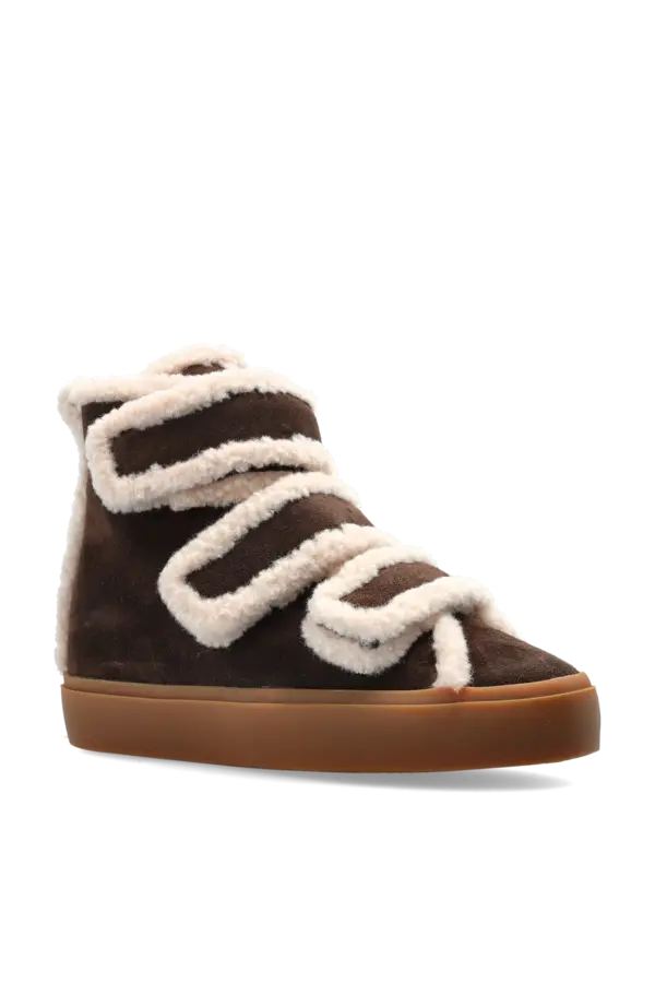Inuikii Shearling Velcro Wedge” Wedge Shoes