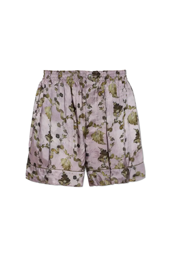 R13 Floral Print Shorts