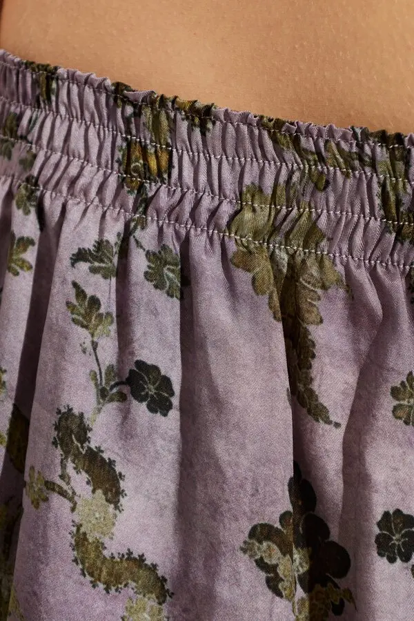 R13 Floral Print Shorts